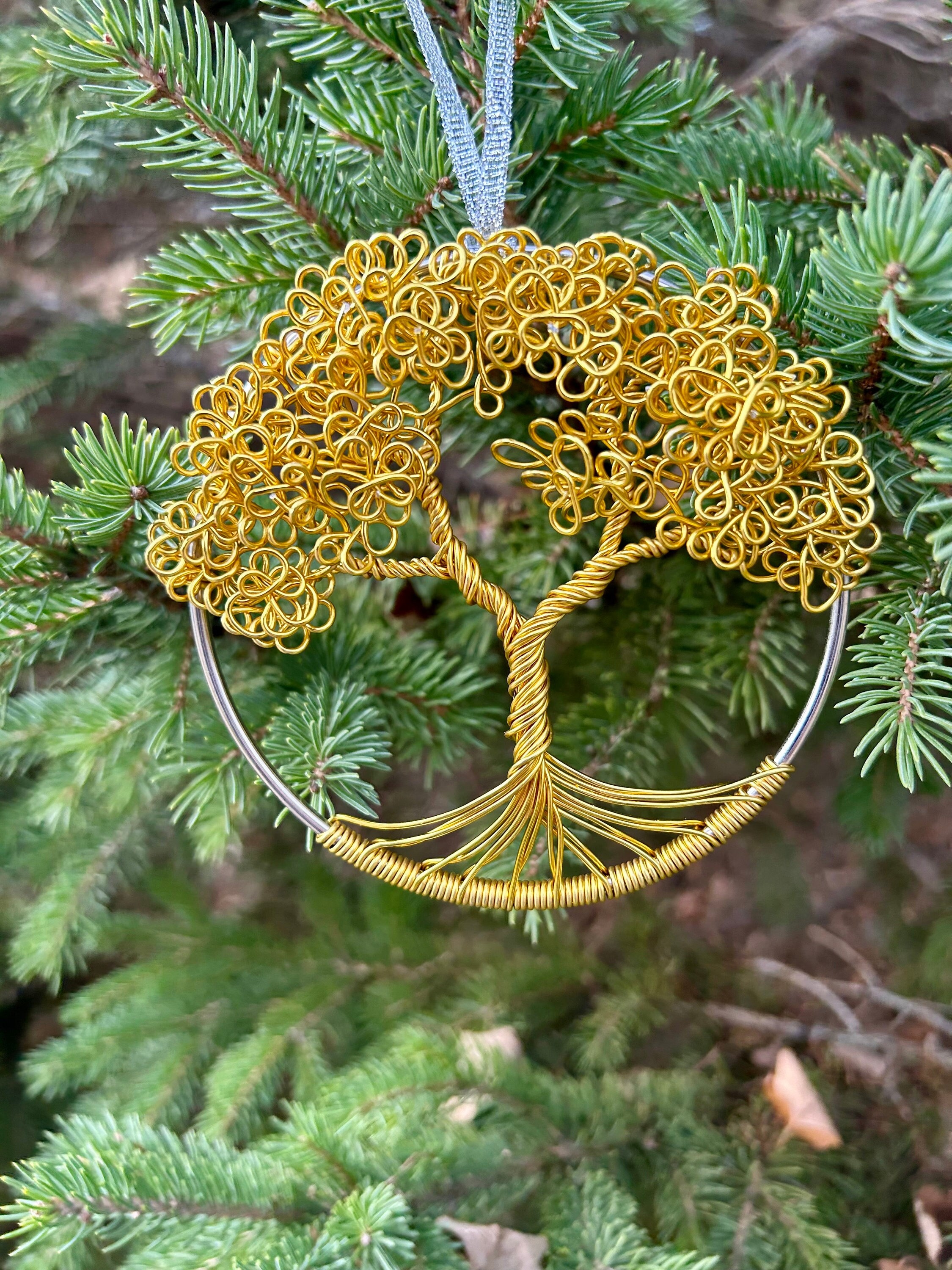 Ornament - Wire Bonsai Tree - Tree of Life - Fanned Roots - 4 Inch ...