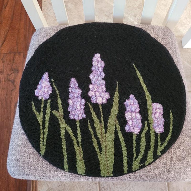 Hooked Chair Pads - Etsy