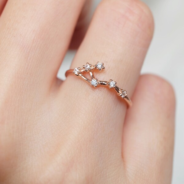 Zodiac Ring - Etsy