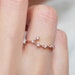 14k Gold Personalized Gemini Zodiac Constellation Ring With - Etsy