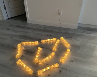 Halloween Skeleton String Lights - Etsy