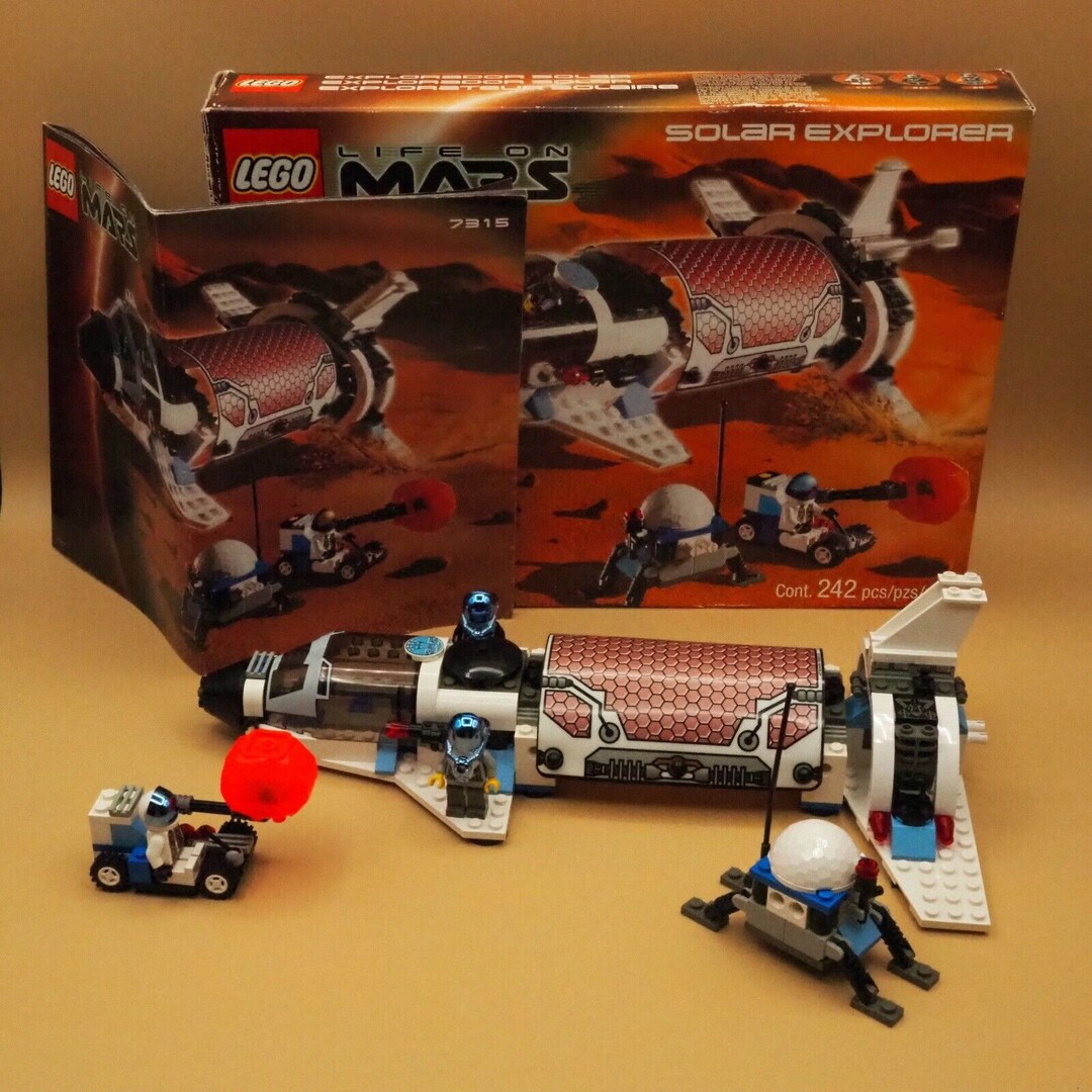 LEGO 7315 Vintage Life on Mars Solar Explorer 100% Complete Manual ...