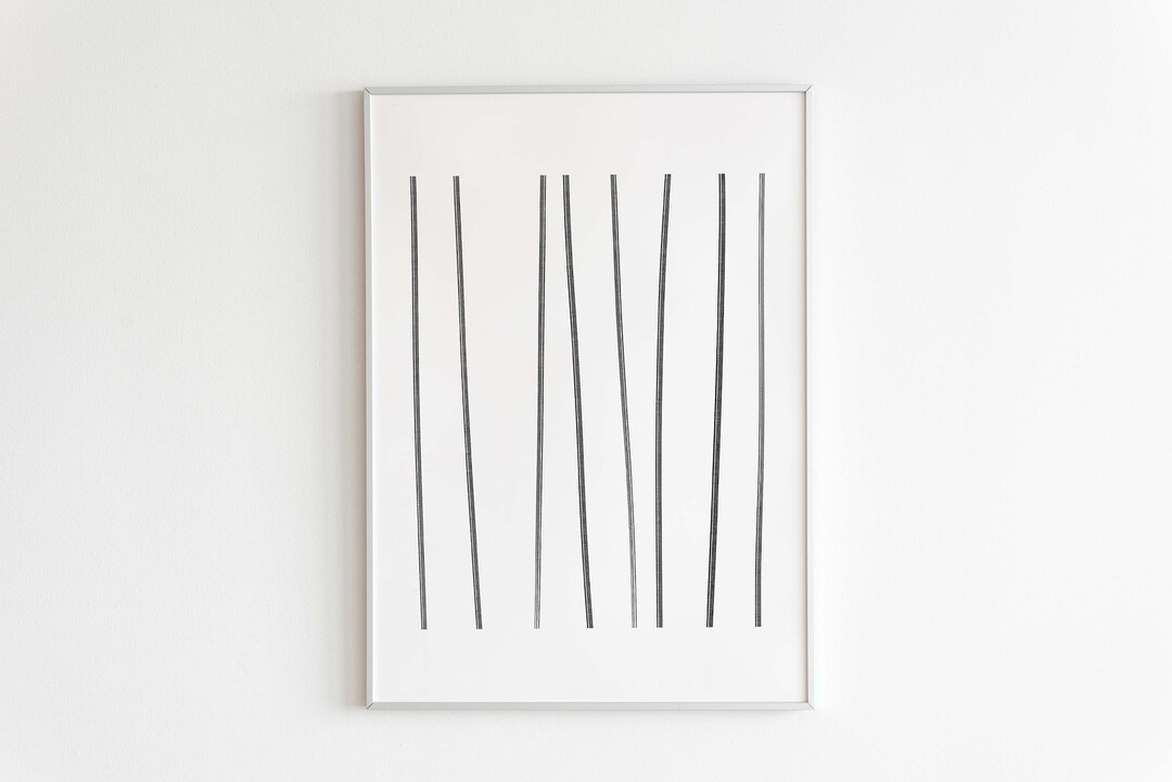 Vertical Lines Wall Art Abstract Art Print High Resolution Wall Decor ...