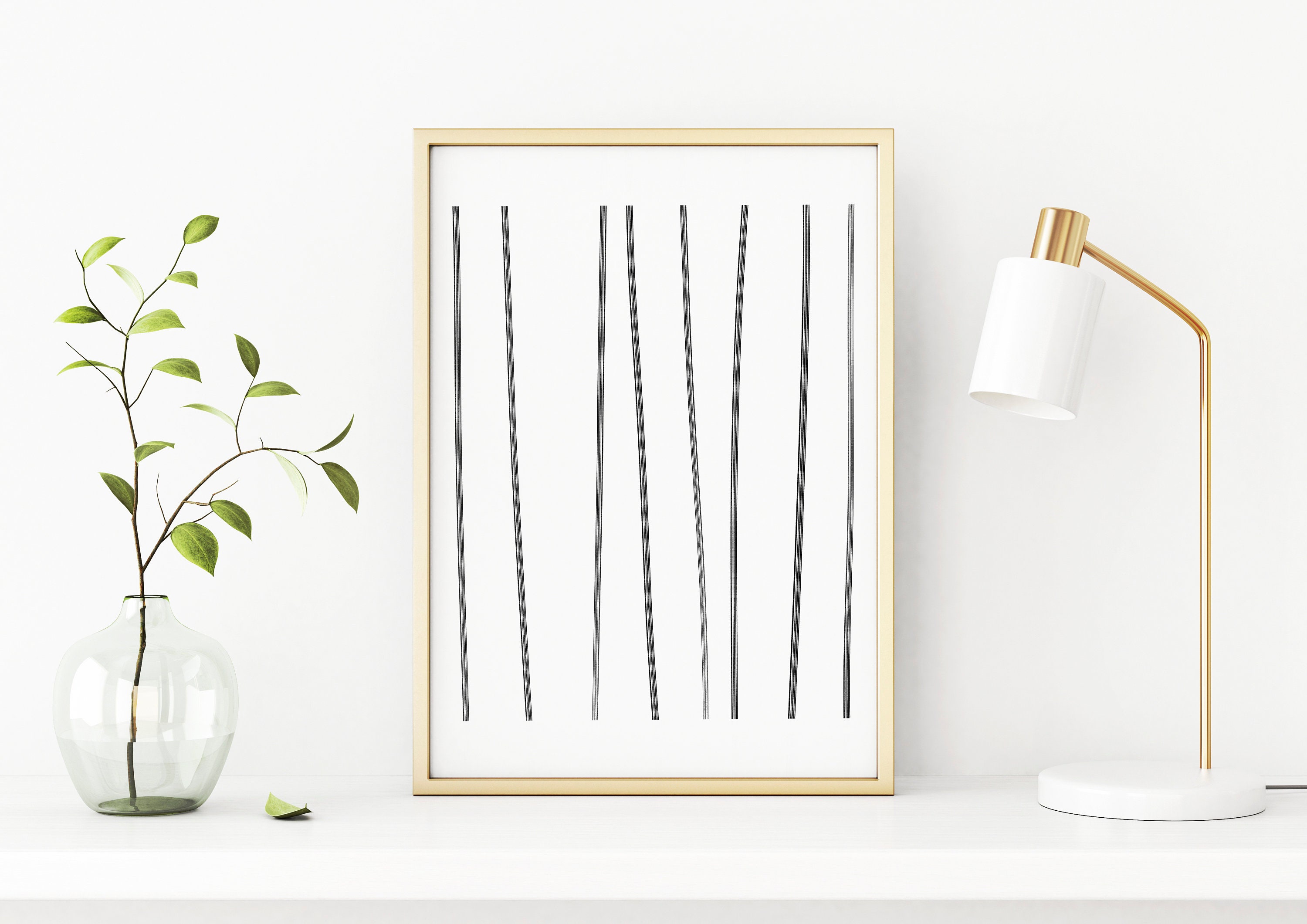 Vertical Lines Wall Art Abstract Art Print High Resolution - Etsy