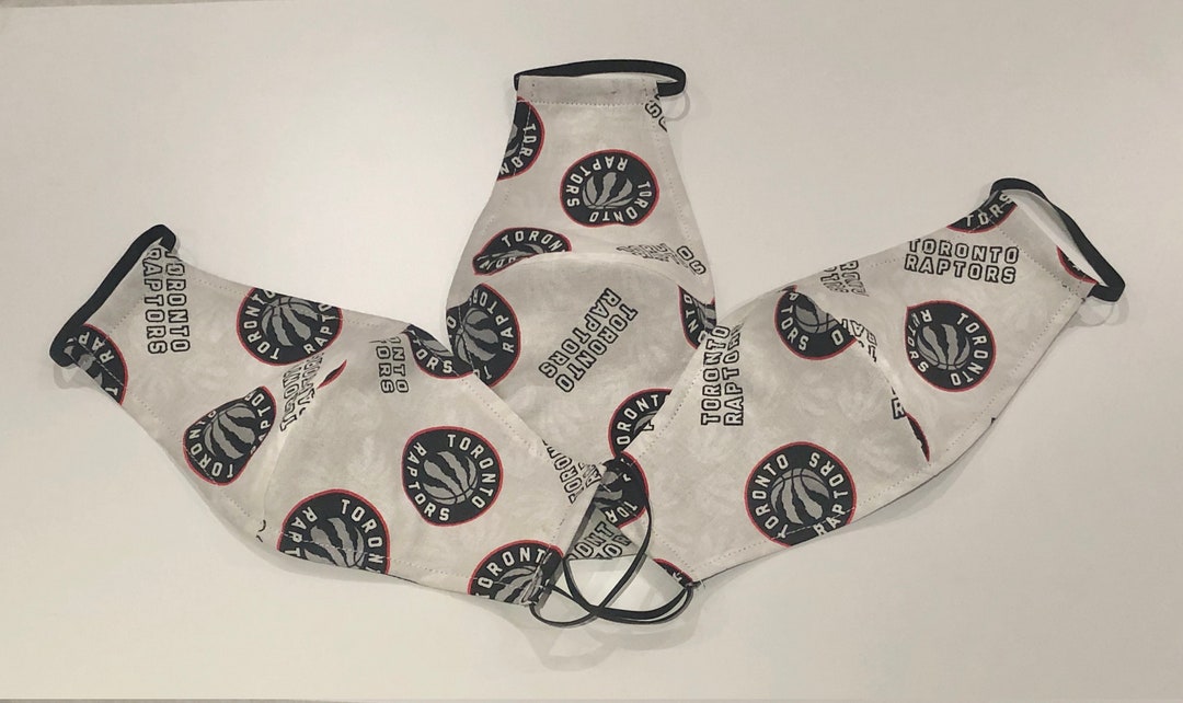 TORONTO RAPTORS NBA Licenced Team Face Mask, Double Layer Cotton With ...