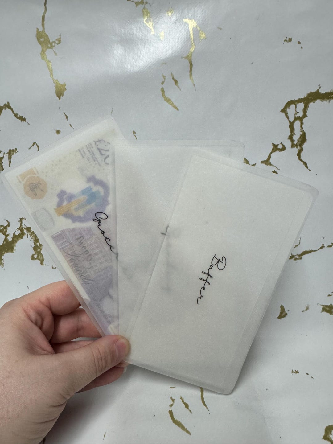 Simple Vellum Purse Inserts/ A6 Wallets - Etsy UK