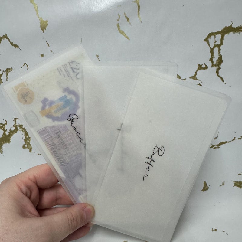 Budgeting Wallets for Purse - Etsy UK