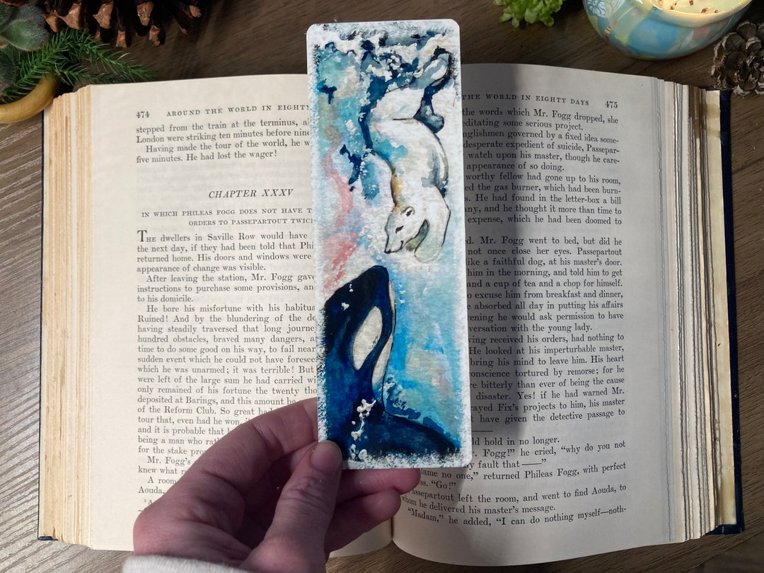 Arctic Animals Bookmarks. Narwhal, Walrus, Penguin, Seal, Orca, Polar ...