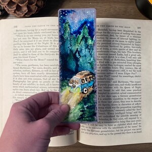 Mountain Van Life/camping Bookmark -heavyweight, Printed on Glossy ...