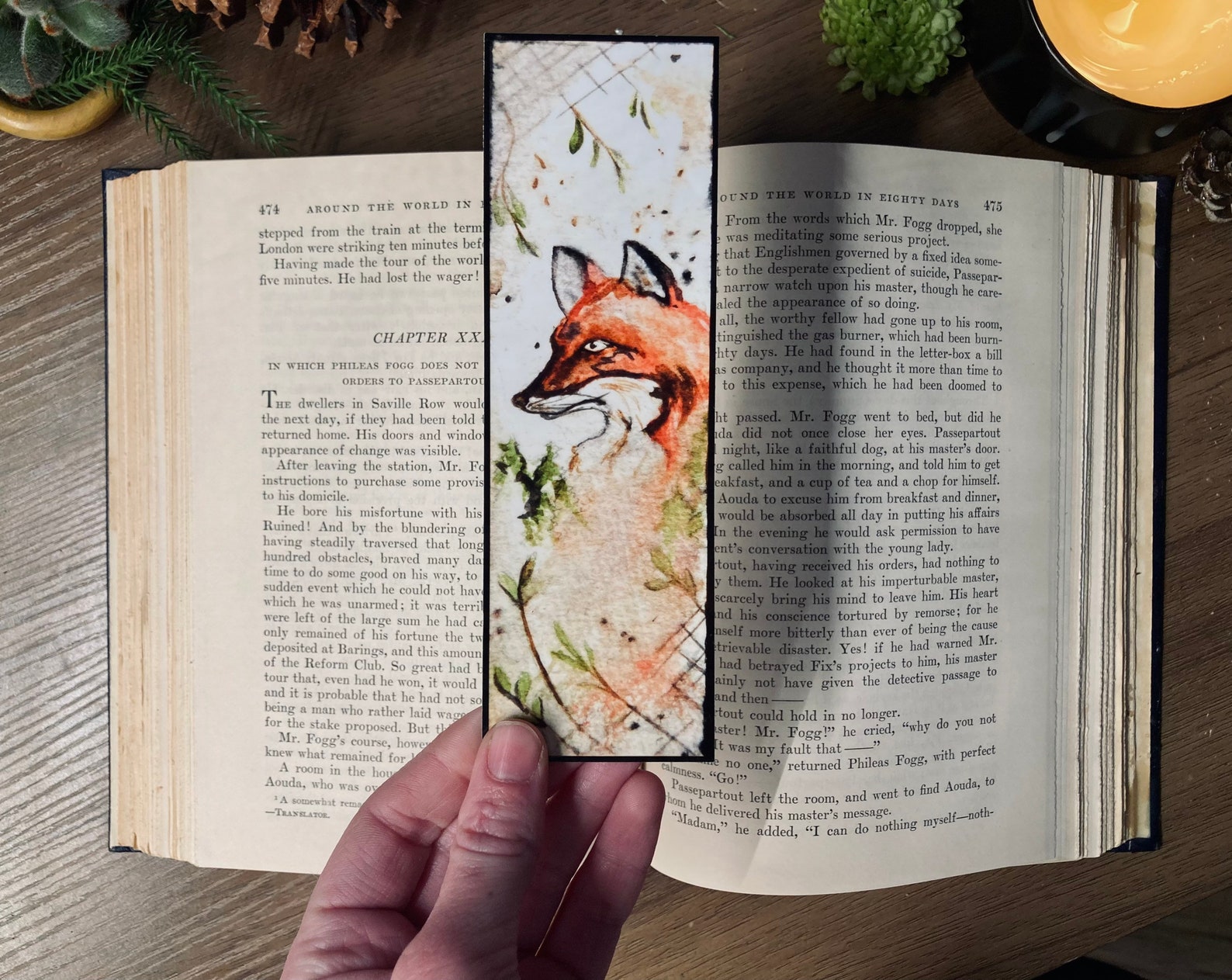 Watercolor Fox Bookmarks Set of 3 or Pick 1 Heavyweight - Etsy