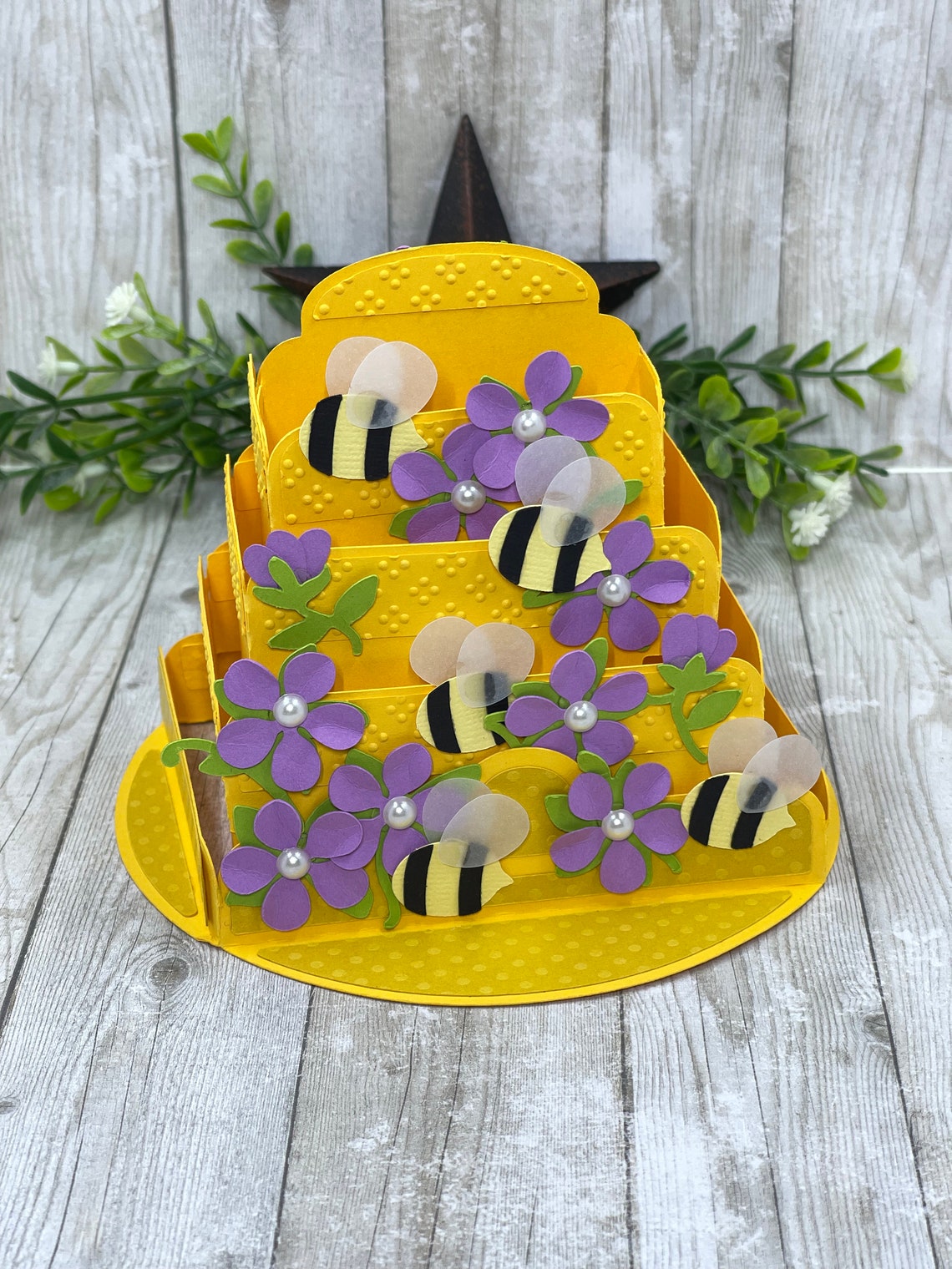 Bee Skep Pop up Card - Etsy