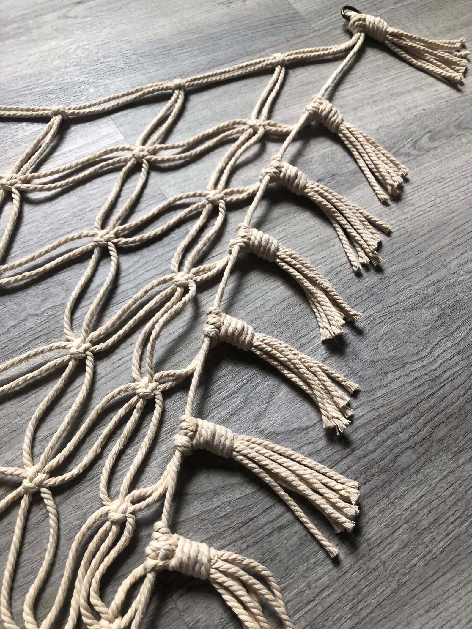 Macrame Corner Toy Net Hammock | Etsy