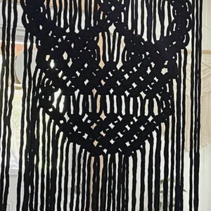 Skull Macrame Wall Hanging Halloween Decor, Goth, Witchy, Black Macrame ...