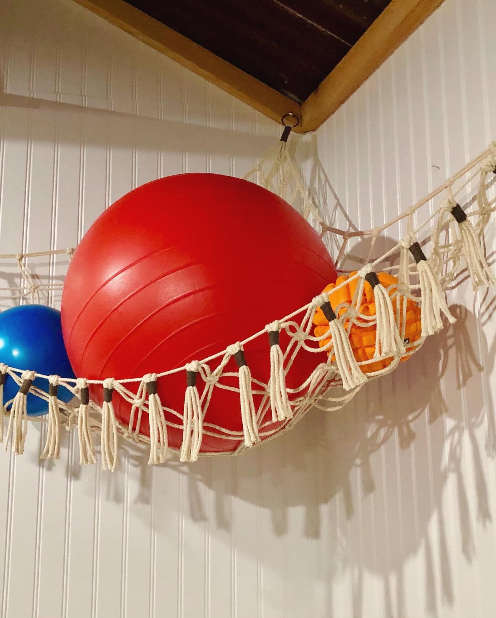 Macrame Corner Toy Net Hammock - Etsy