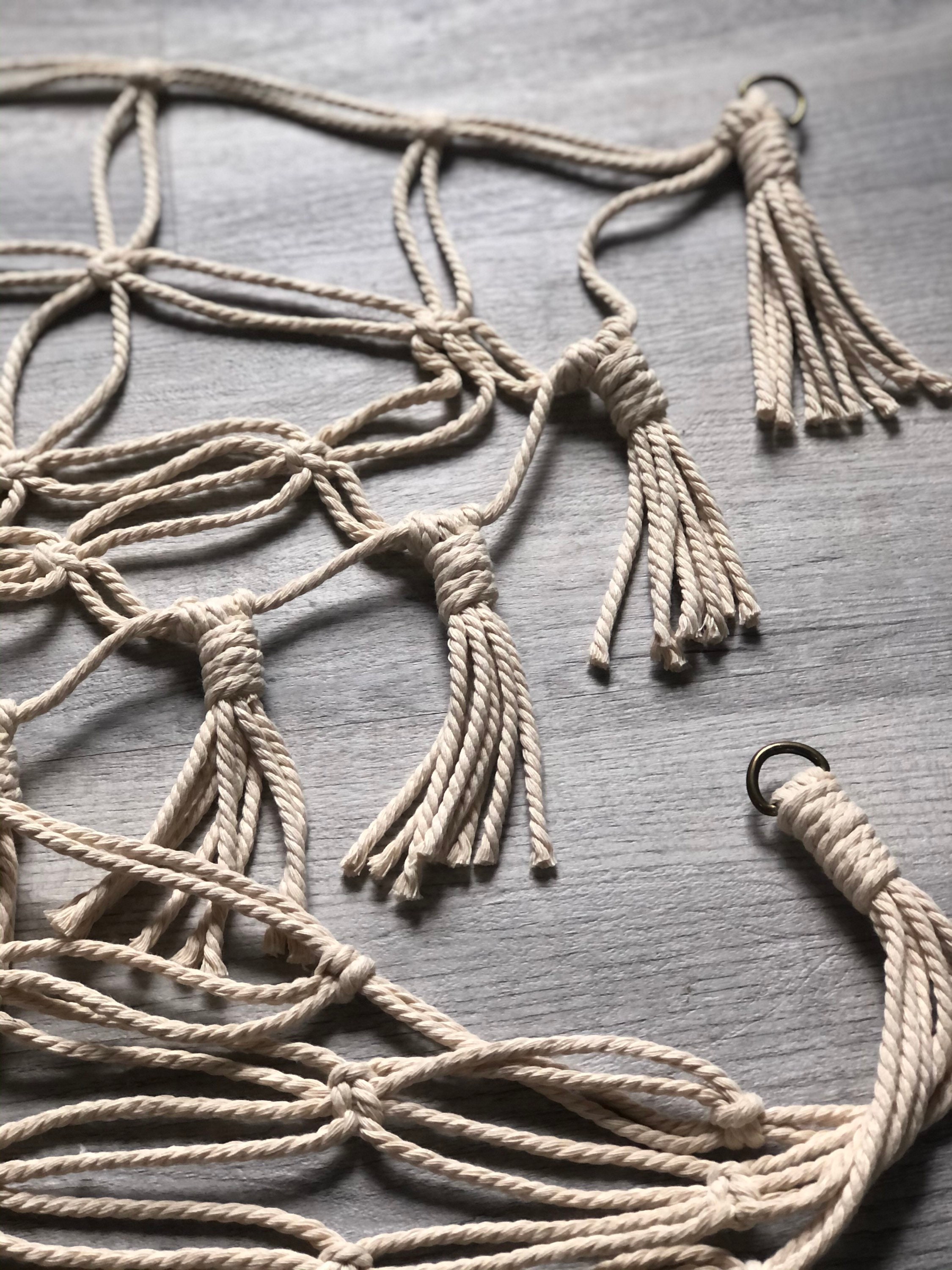 Macrame Corner Toy Net Hammock | Etsy