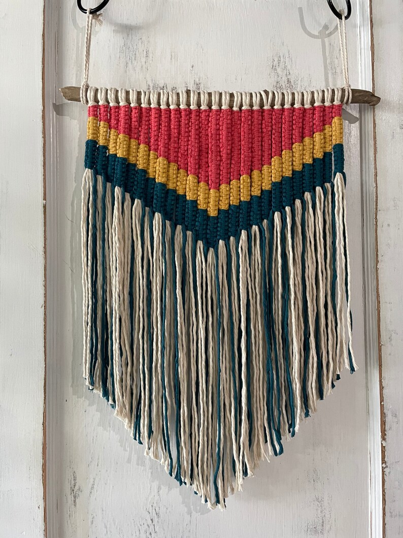 Macrame Wall Hanging Colorful Macrame Home Decor - Etsy