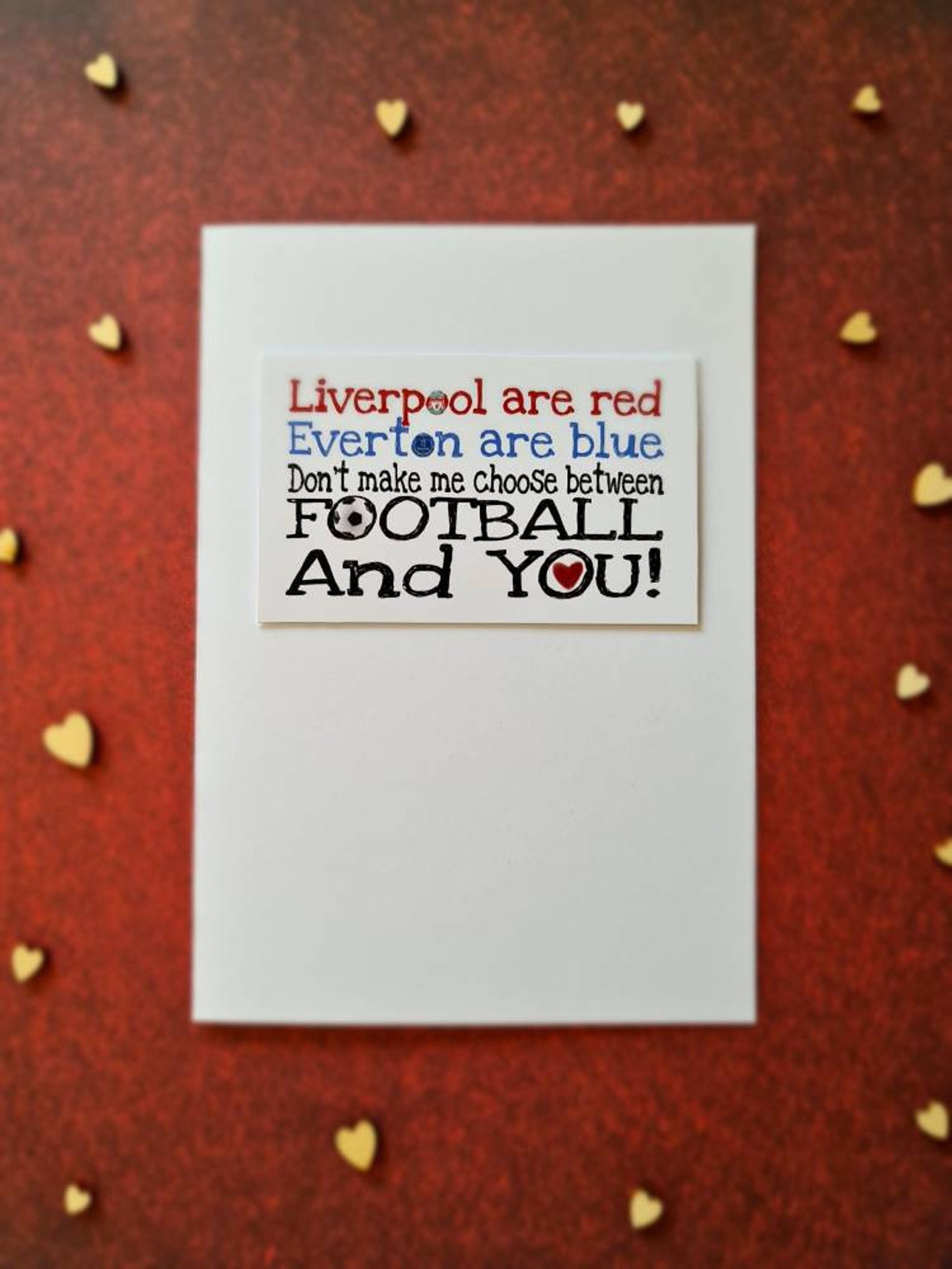 Liverpool & Everton Football Poem | Etsy