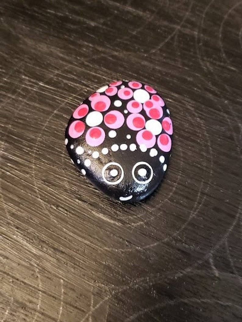 Ladybug Painted Mandala Rocks. Kindness Rocks Set of 4 - Etsy
