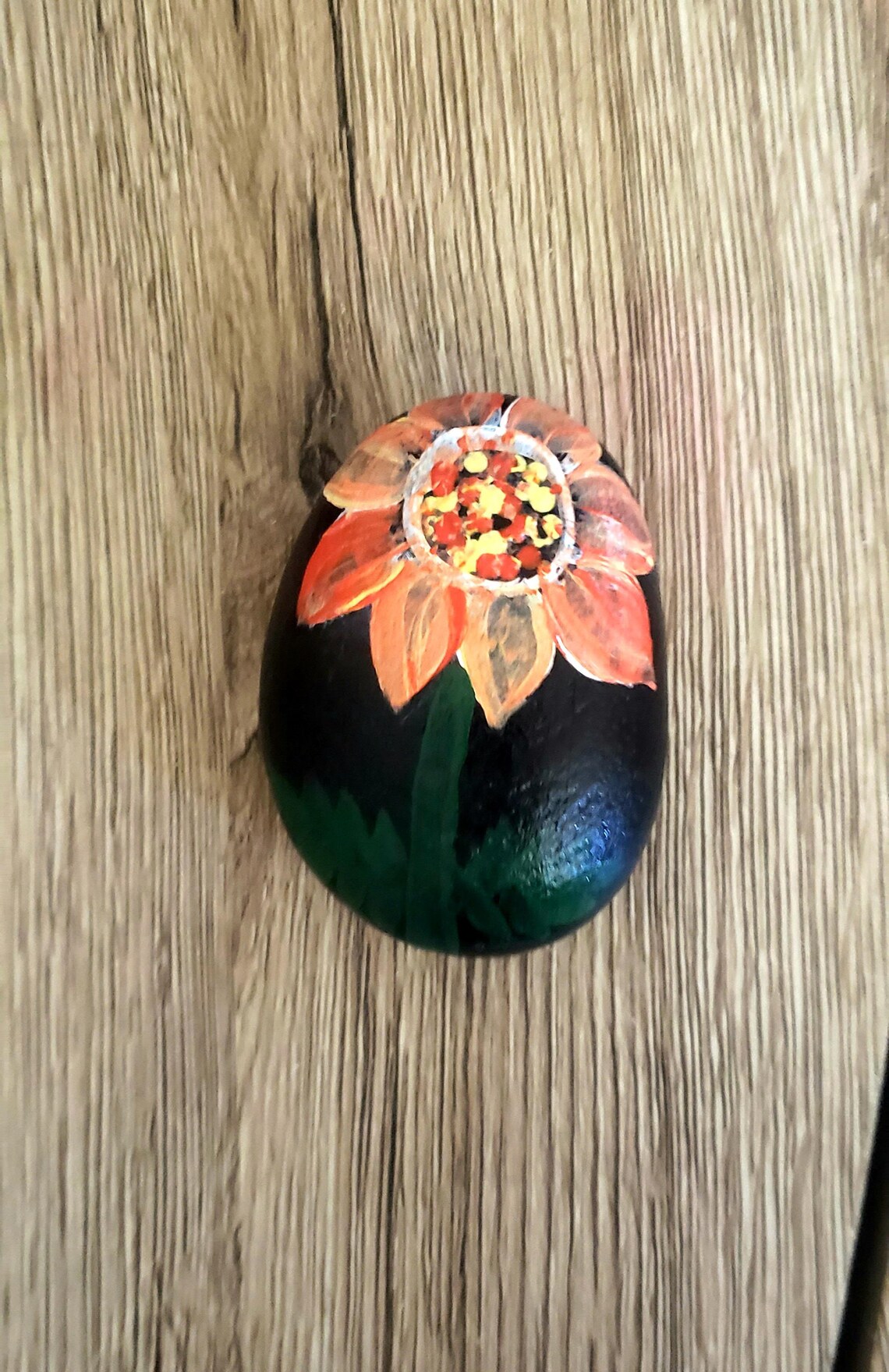Painted Flower Rock Art. Kindness Rocks - Etsy