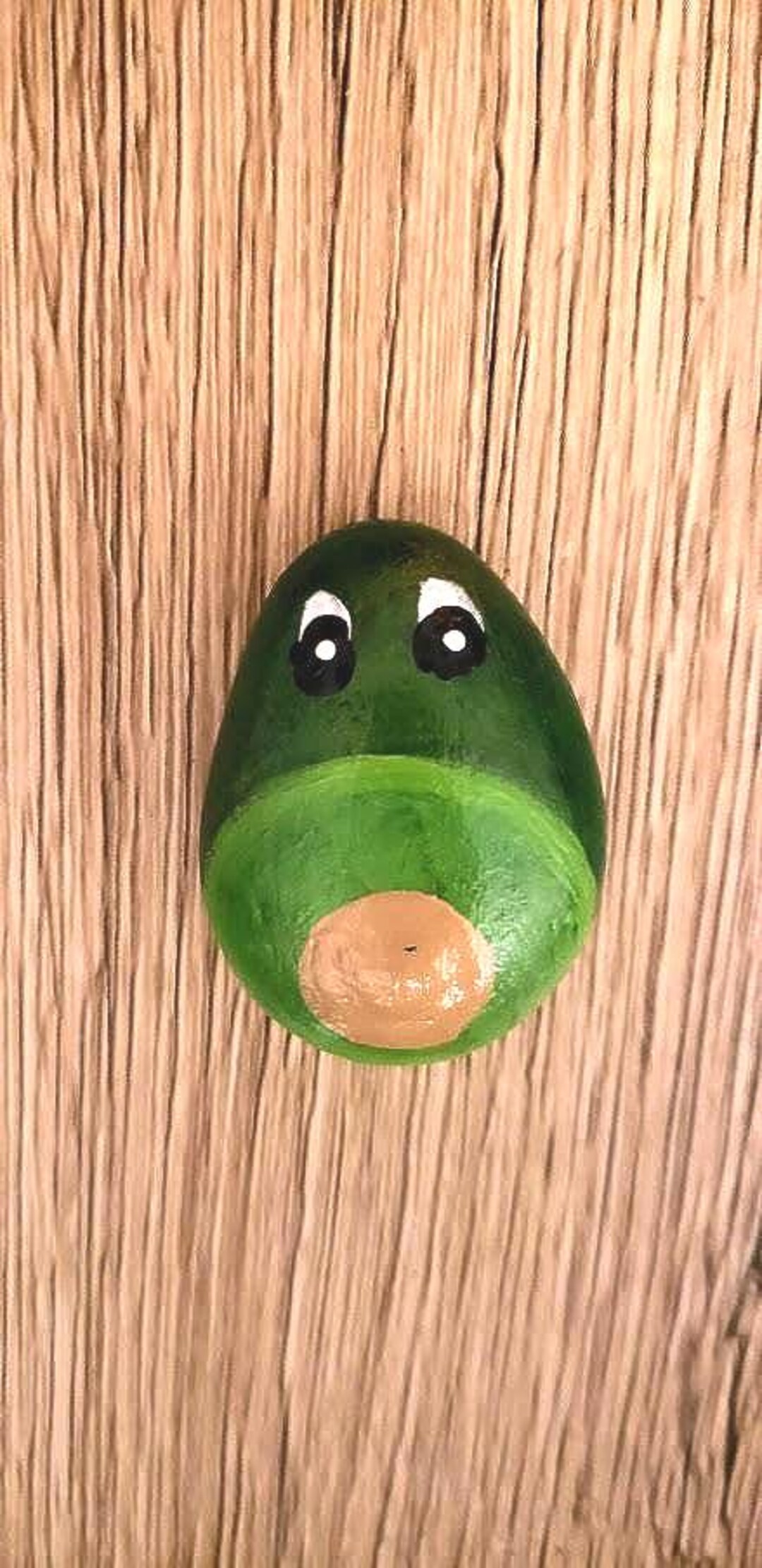 Avocado Kindness Rock - Etsy