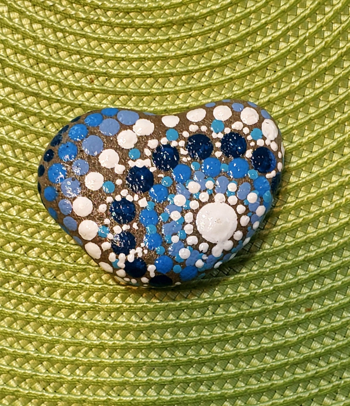 Hand Painted Rocks, Pebble Art. Heart Design. - Etsy