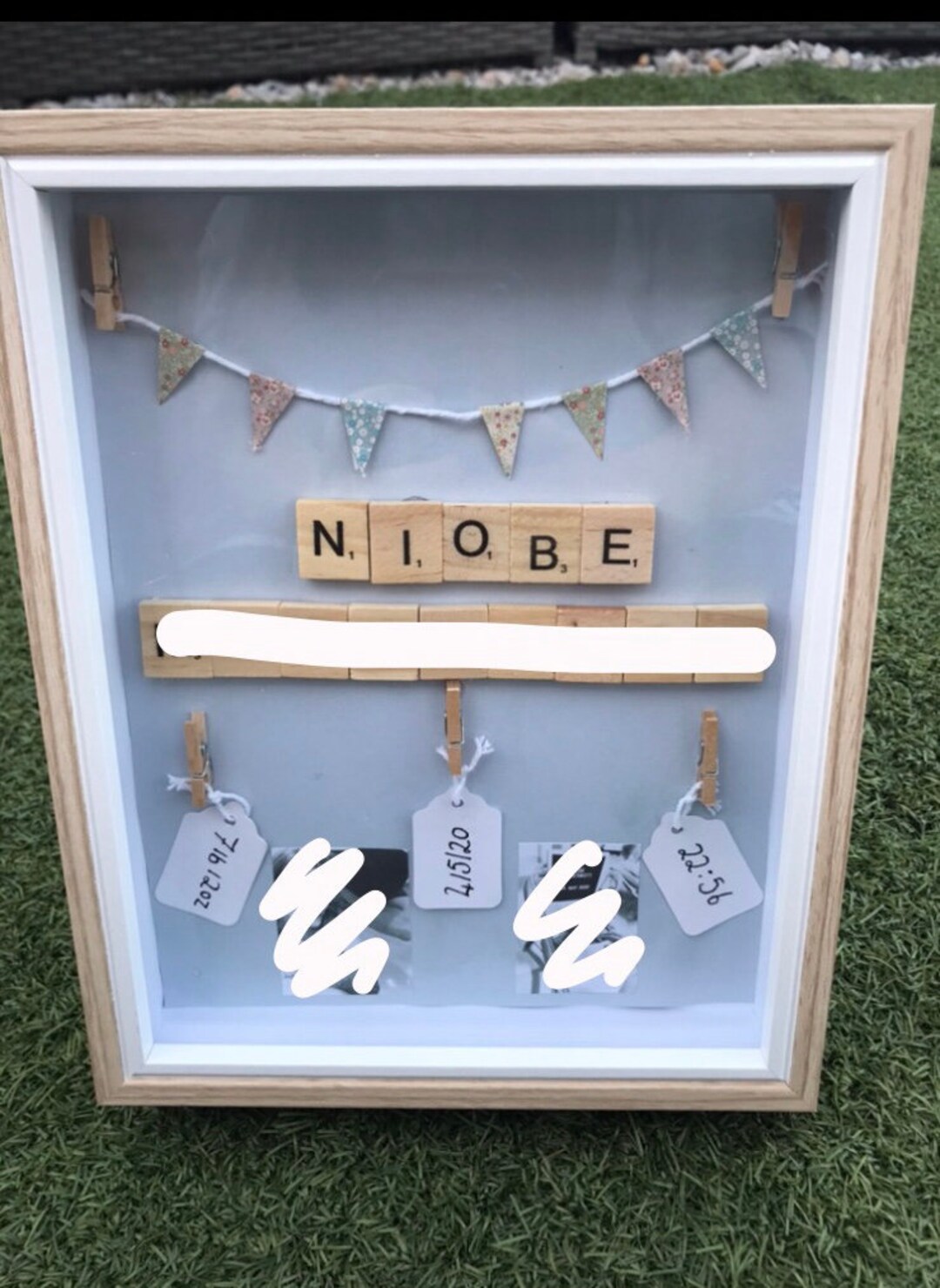 Personalised Baby Box Frame - Etsy