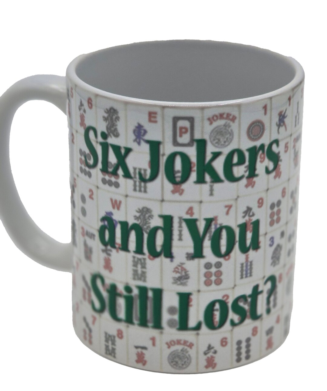 6 Jokers Mahjong Mug, Color Mahjong Tiles, Mahjong Lovers Mug, Mahjong ...