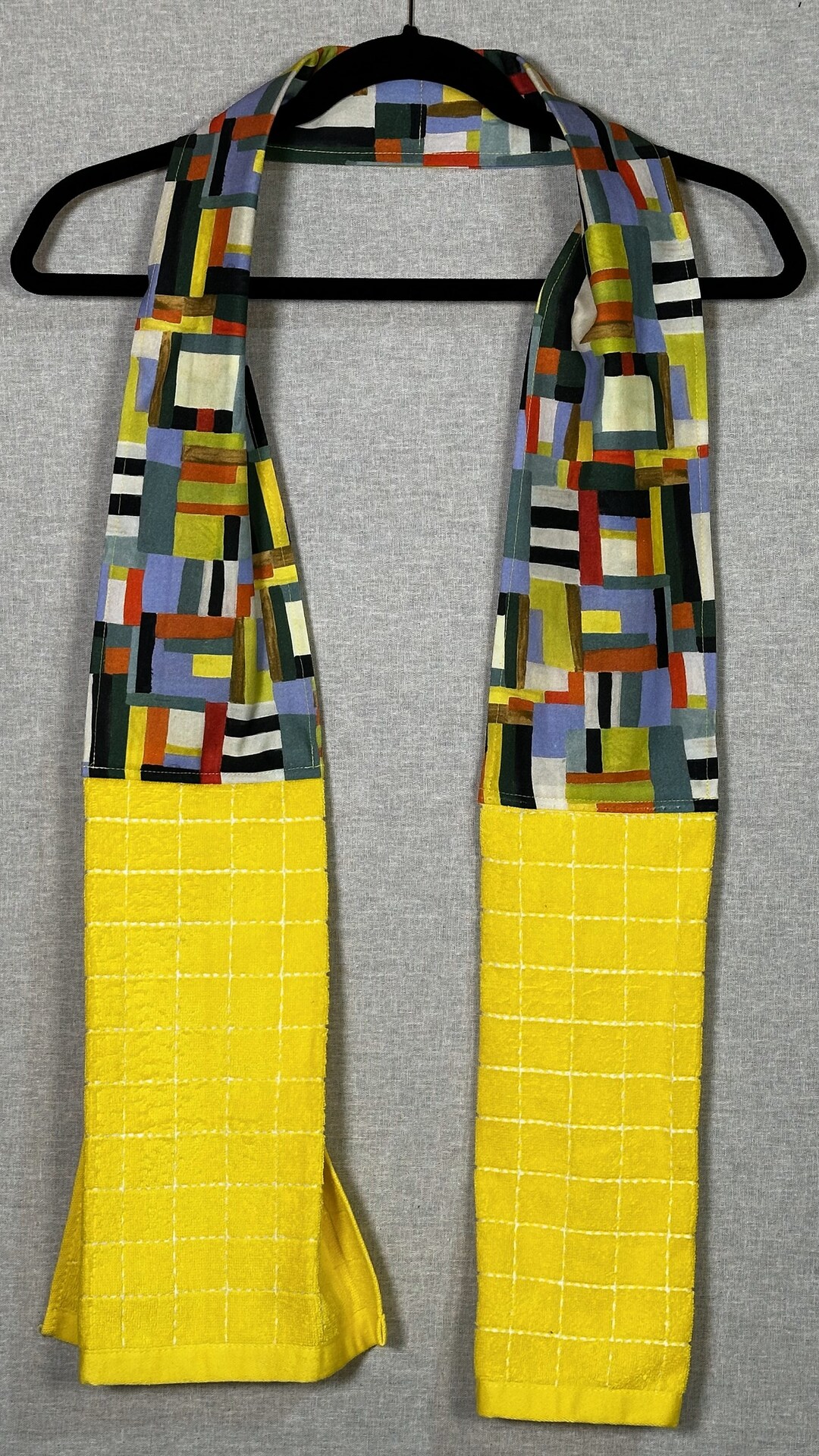 Modern Art Celebration of YELLOW Sue's Chef Scarf Brightens the ...