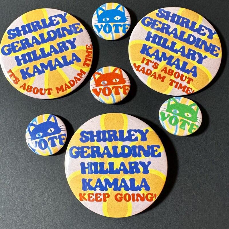 Hillary Clinton Pin - Etsy