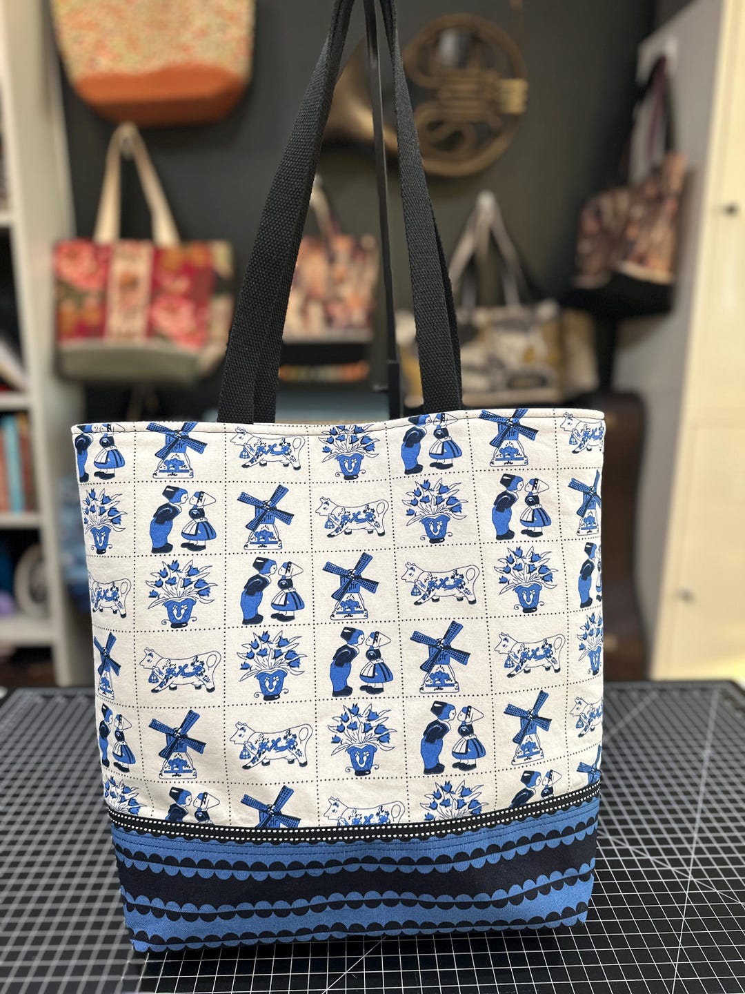 Dutch Classic Images Tote Bag | 14"h X 15"w X 4"d - Etsy