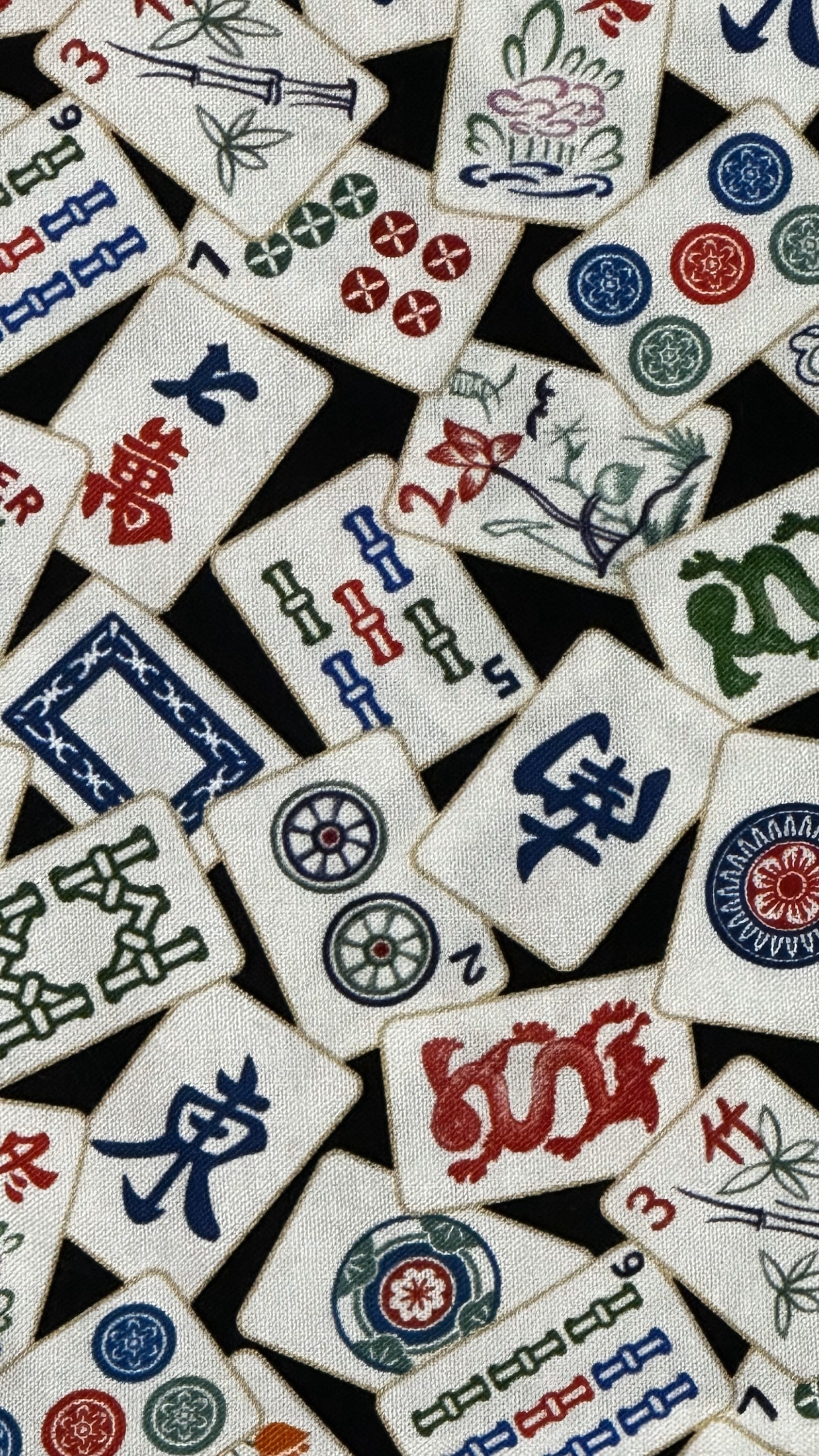 Mahjong, Anyone Sue's Chef Scarf Kitchen Boa Style Dish Towel for ...