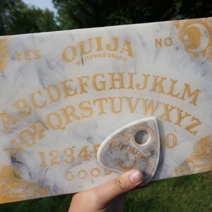 Marble Ouija Board W/ Matching Planchette - Etsy