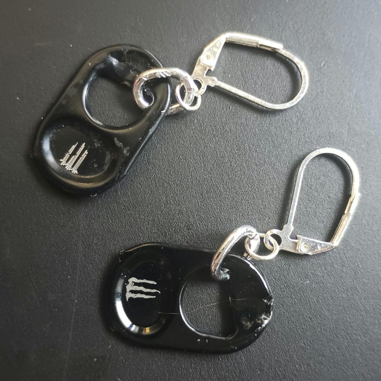 Monster Tab Earrings - Etsy