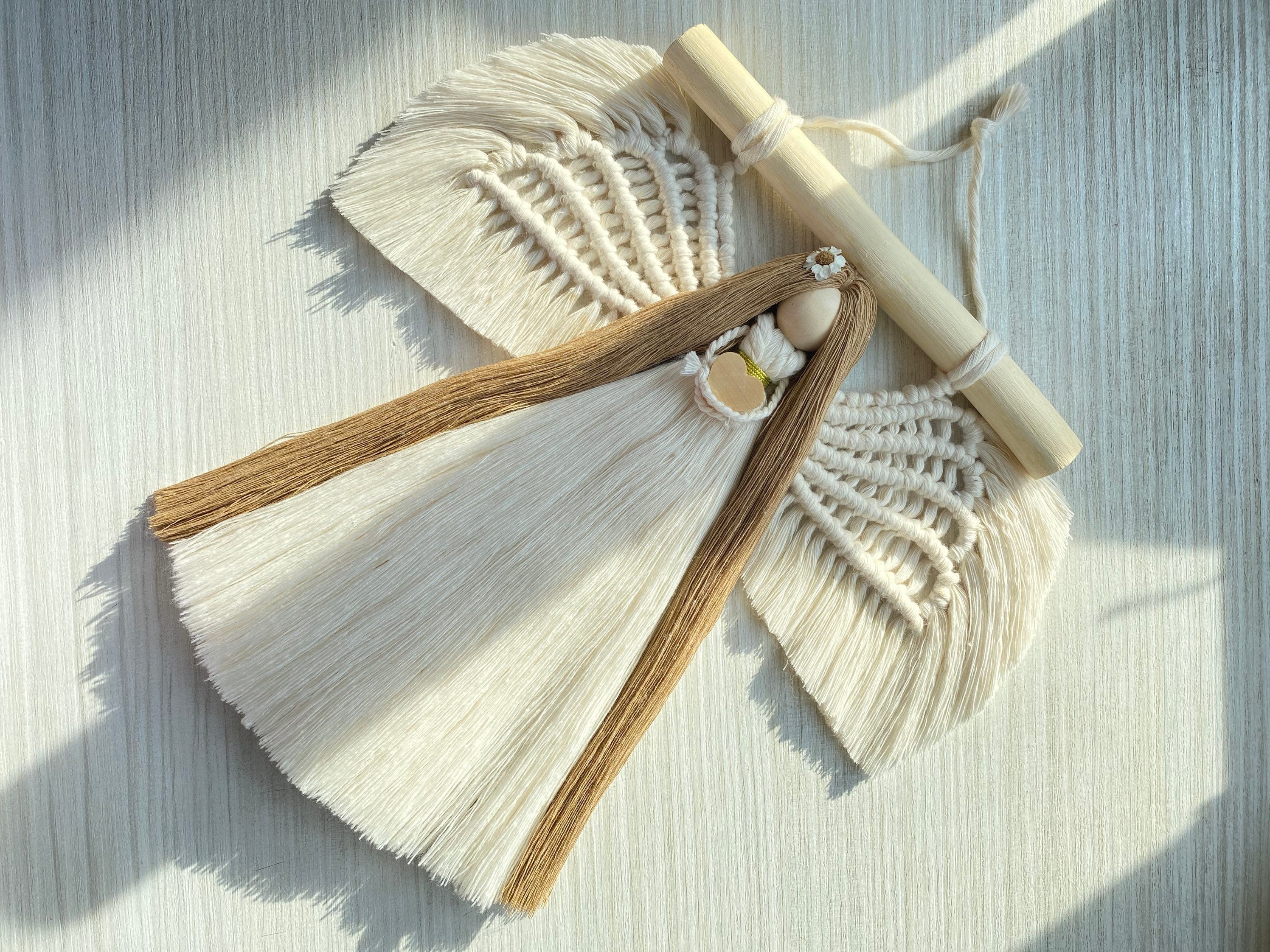 Macrame Angel Kit , Macrame Gift Kit, Birthday Gift Kit, Mother Day ...