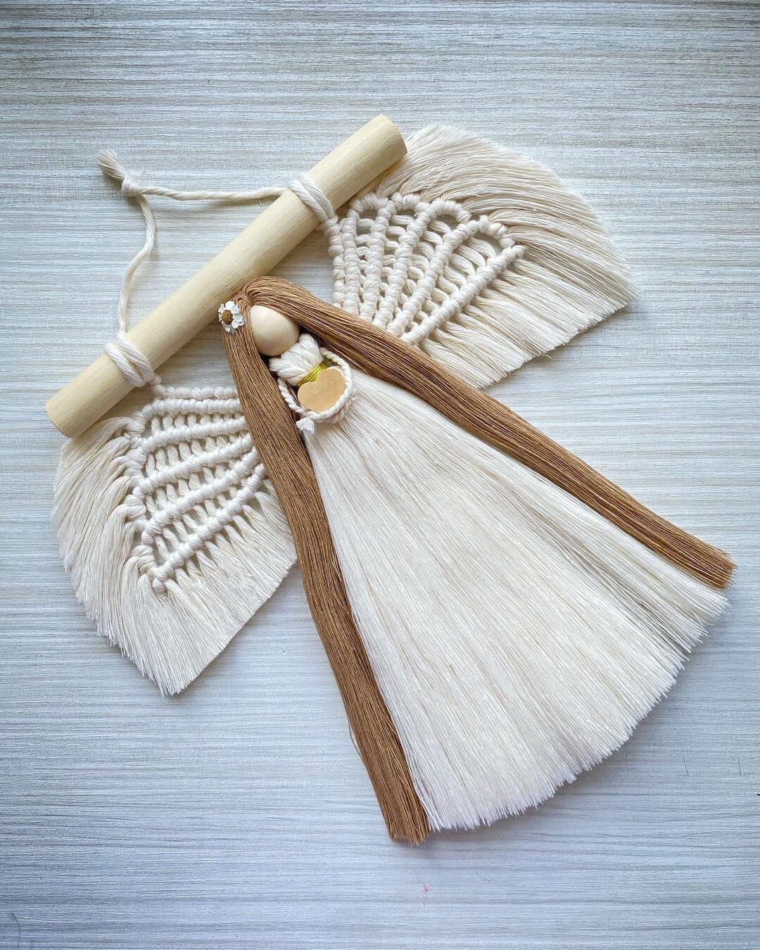 Macrame Angel Kit , Macrame Gift Kit, Birthday Gift Kit, Mother Day ...