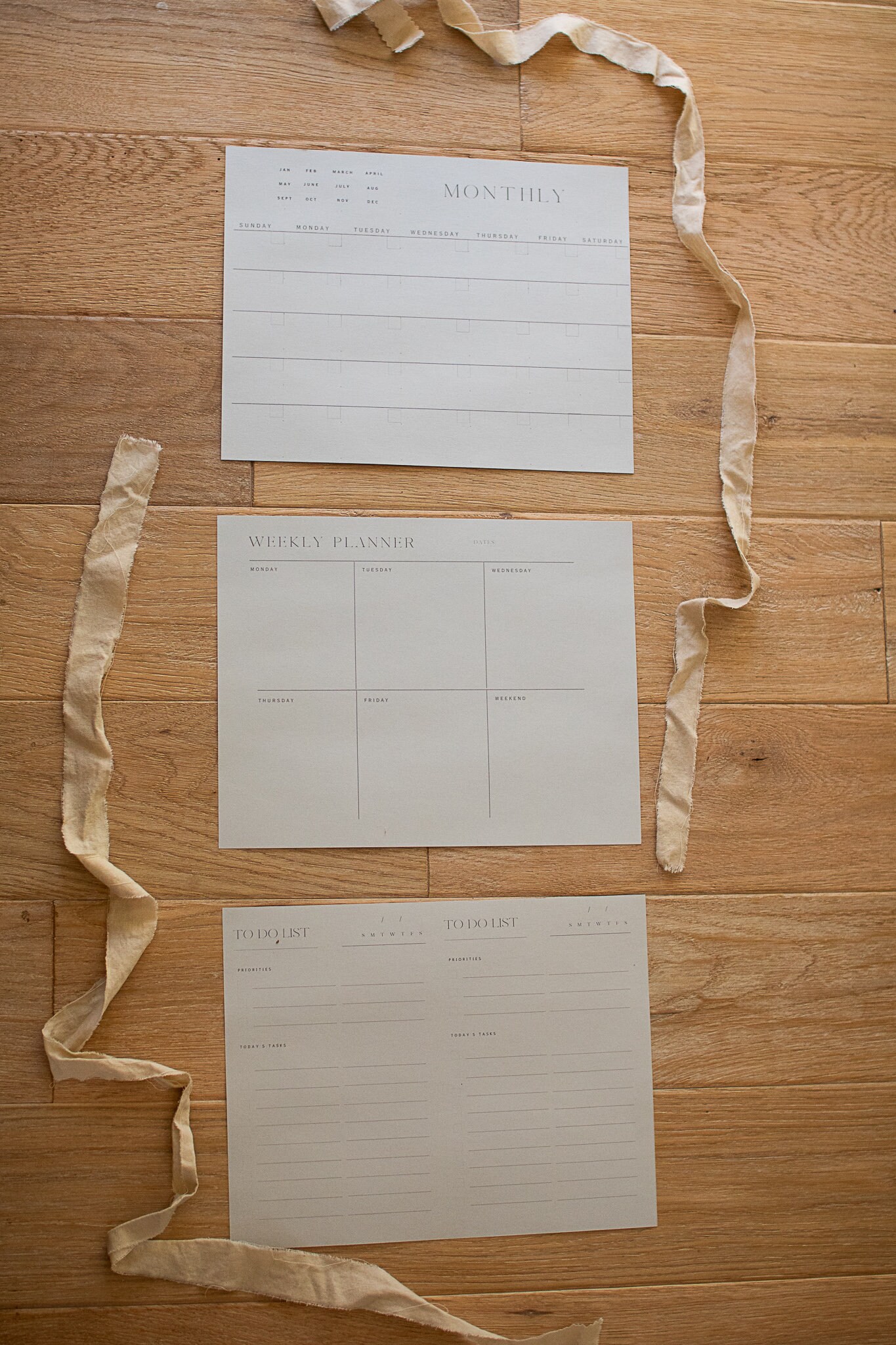 Minimal, Planner Bundle, Printable, Weekly, Checklist, Printable ...