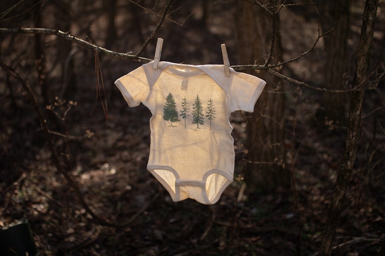 Pine Tree Baby Onesie, Outside Onesie, Nature Baby, Hiking Baby ...