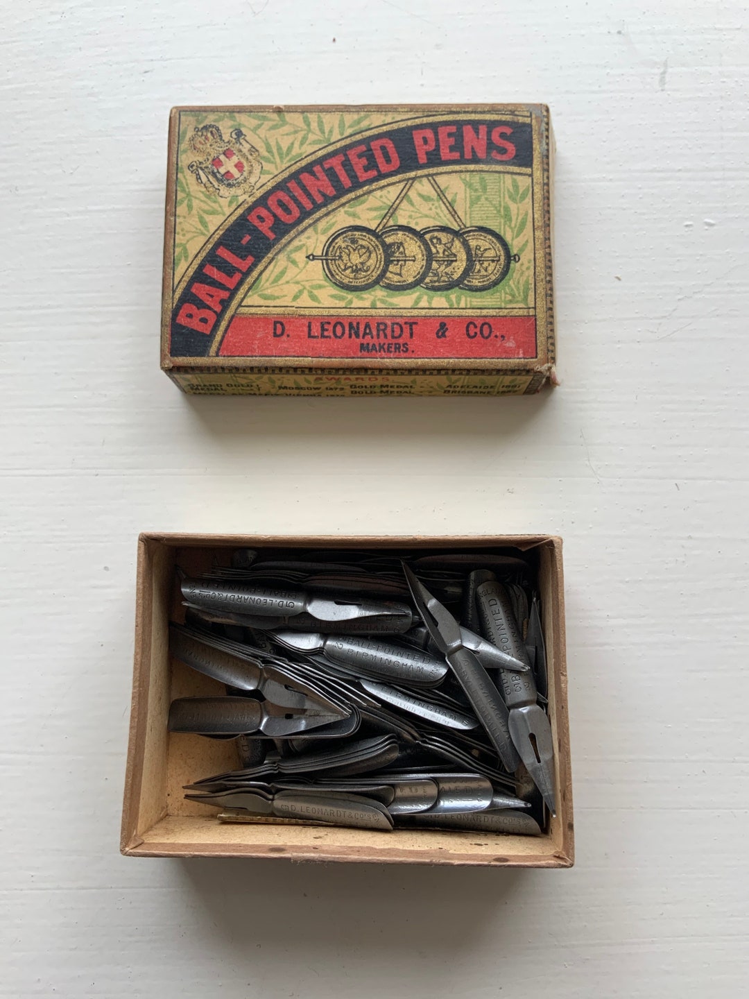 Ball Point Pen Nibs Almost a Full Box of Antique Nibs From D Leonards ...