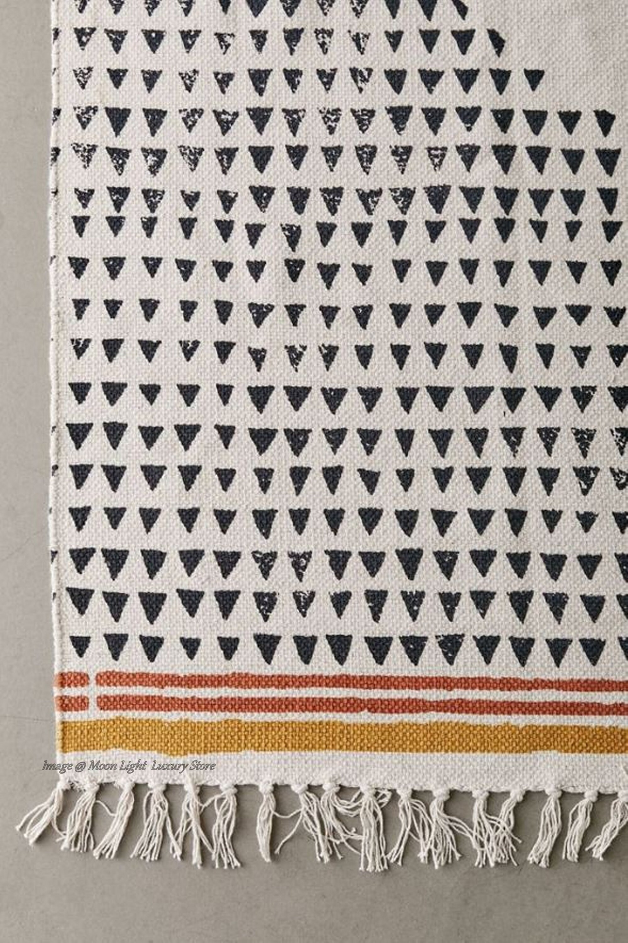 3x5 Ft Rug, Cotton Rug, Handmade Rug, Hand Block Printed Rug, Floor ...