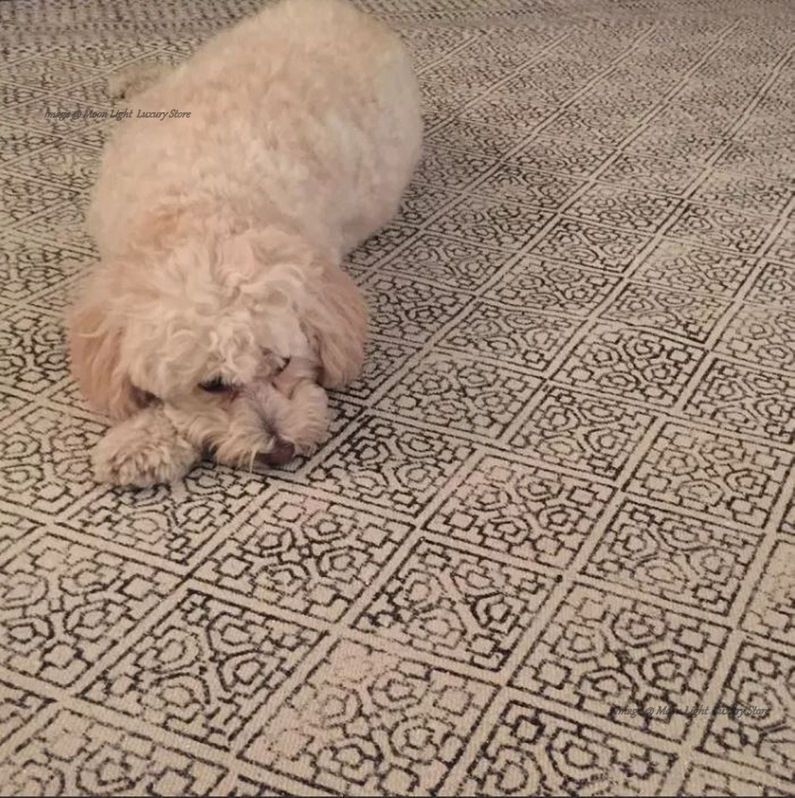 3x5 Feet Cotton Rug Handmade Rug Area Rug Handmade Block - Etsy