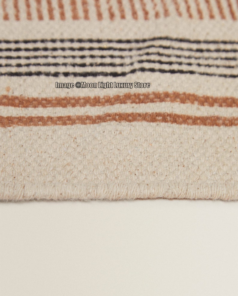 5x8 Ft Handmade Rug, Cotton Rug, Hand Block Print Rug , Outdoor ...