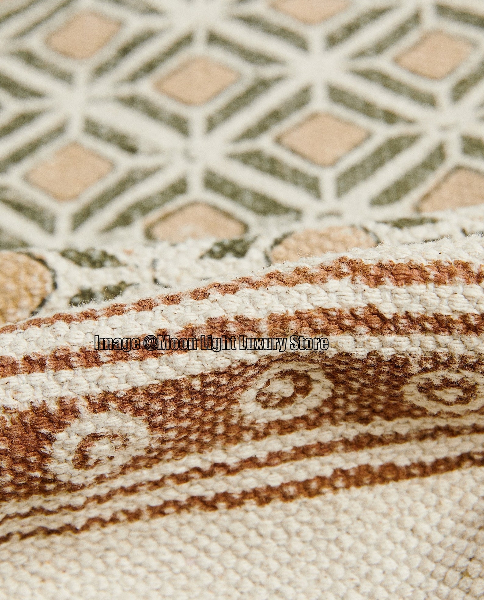 6x9 Ft Rug, Cotton Rug, Handmade Rug, Printed Rug, Floor Area Rug ...