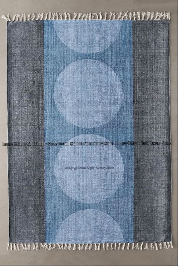8x10ft Handmade Rug Cotton Rug Handblock Printed Rug Floor | Etsy
