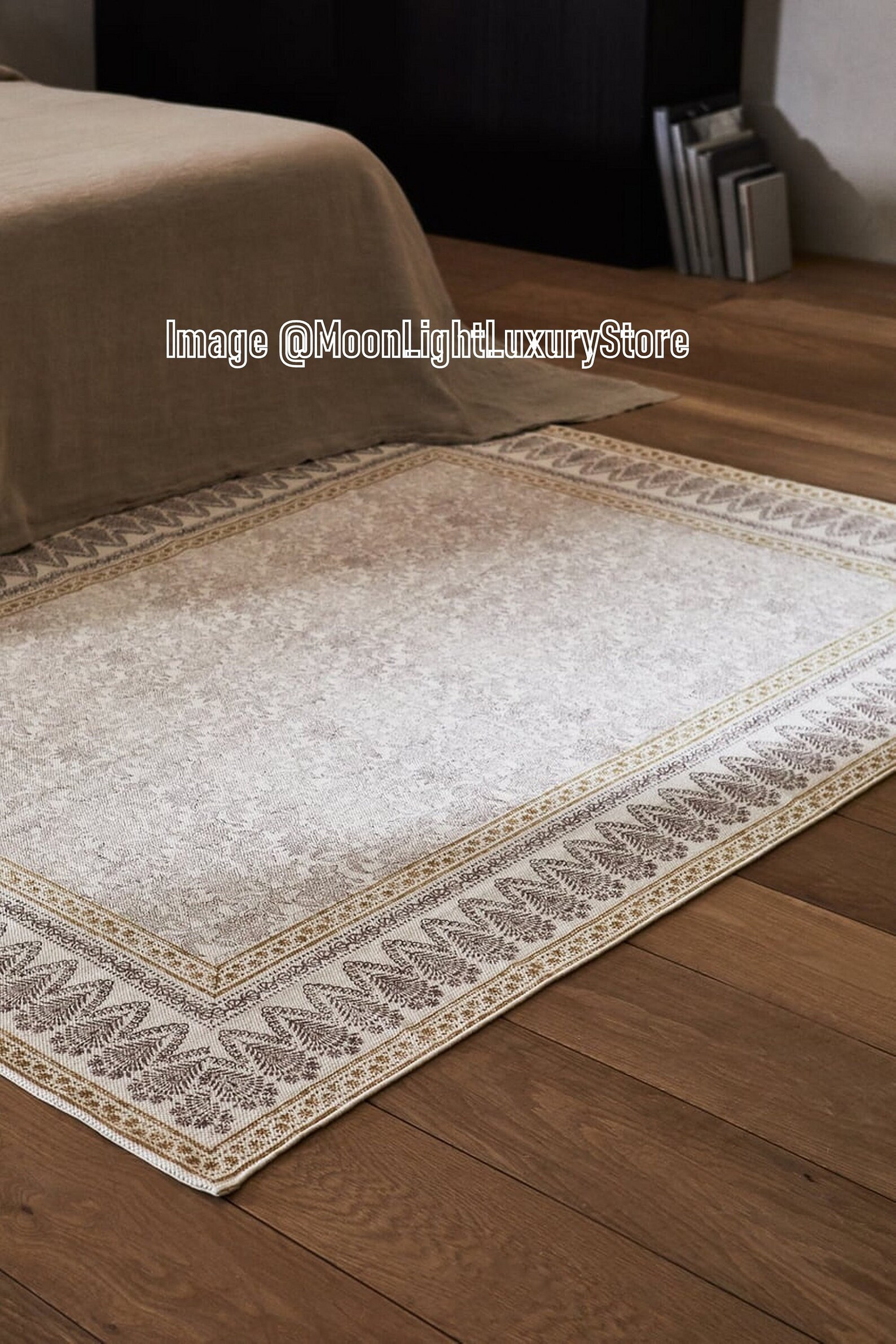 9x12 Ft Rug, Cotton Rug, Handmade Rug, Hand Block Printed Rug, Floor ...