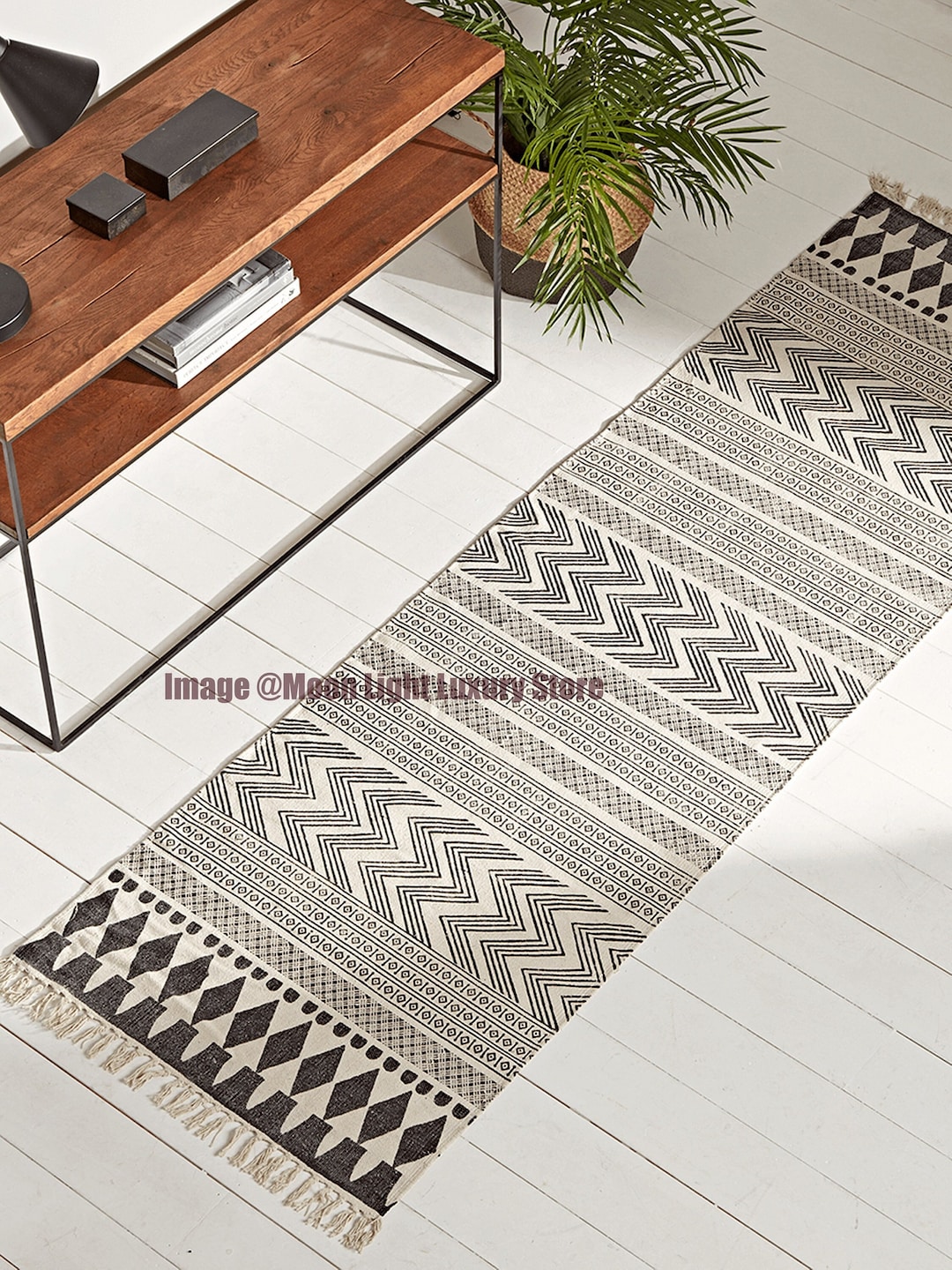 2x6 Ft Rug Runner Rag Rug Cotton Rug Carpet Rug Handmade Floor Rug Area ...