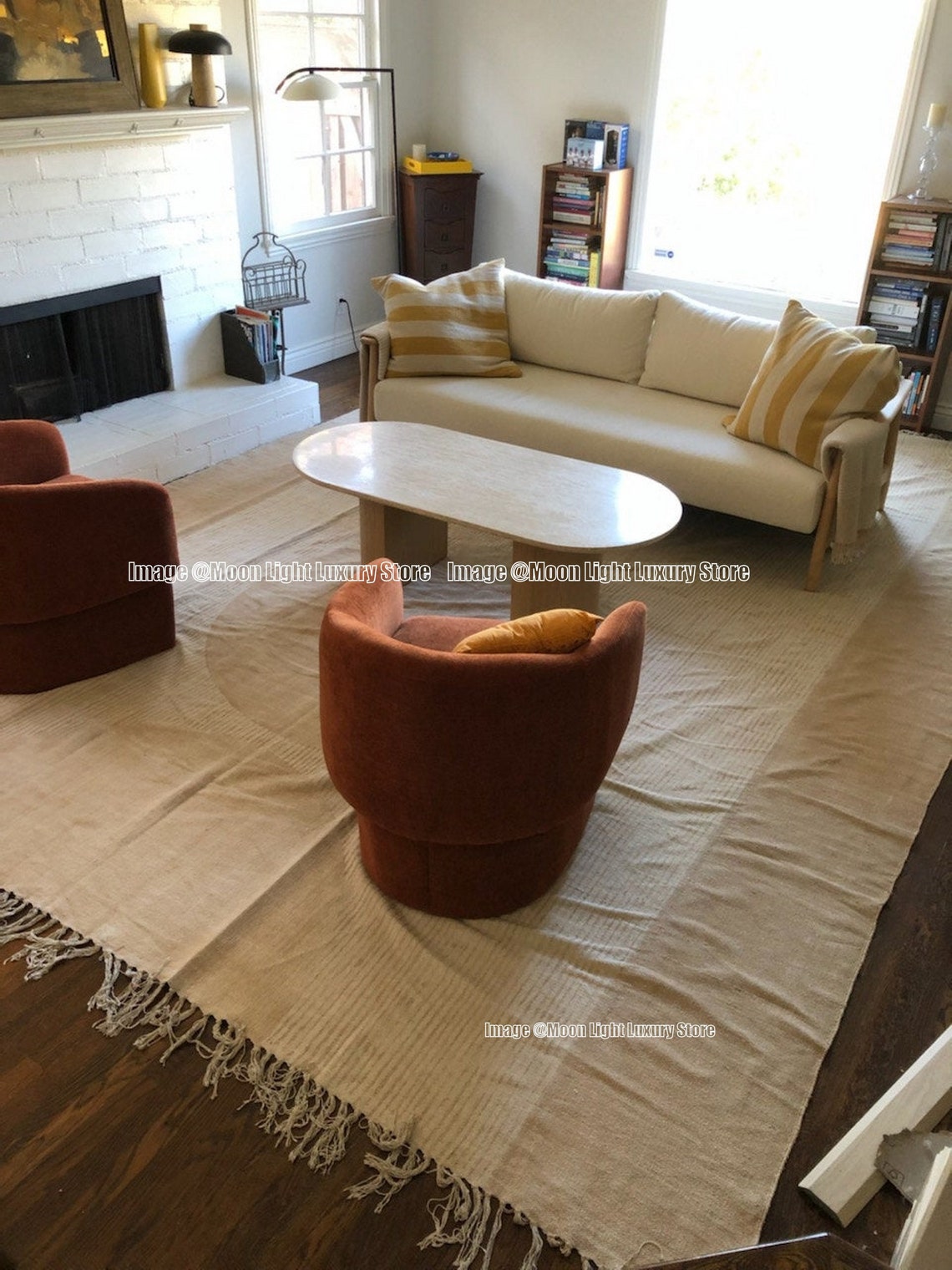 6x9 Ft Rug Cotton Rug Handmade Rug Hand Block Printed Rug | Etsy