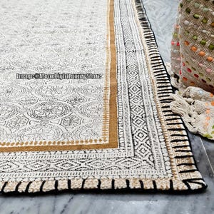 5x8 Ft Rug, Cotton Rug, Handmade Rug, Living Room Rug, Modern Rug ...