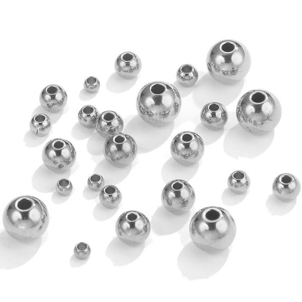 Stainless Steel Beads - Etsy