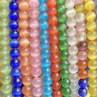 Natural Cat's Eye Smooth Tumble Beads, 9x11 Mm to 13x18 Mm, Cat's Eye ...