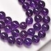 3A/5A High Grade Genuine Real Natural Precious Round Dark Purple ...